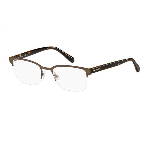 Fossil | Accessories | New Fossil Mens 705 Stainless Steel Half Rimless ...